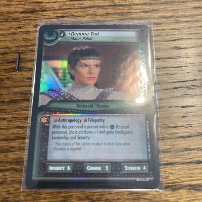 Star Trek CCG 2E DEANNA TROI MAJOR RAKAL FOIL NEVER PLAYED | eBay