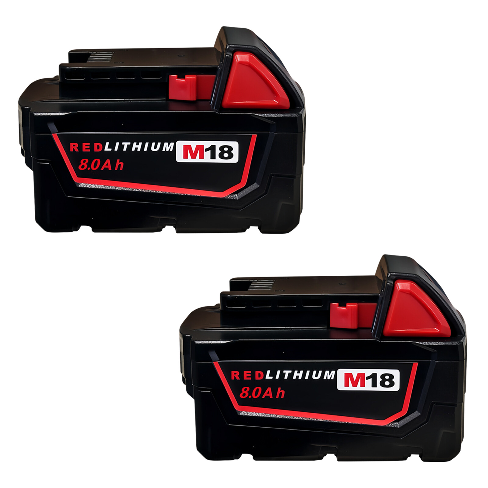 2PACK For Milwaukee For M18 Lithium 8.0AH Extended Capacity Battery 48 ...