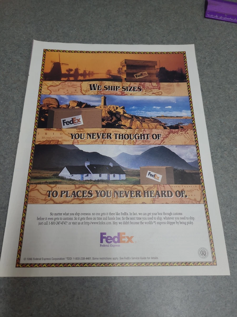 Fedex Magazine Ads