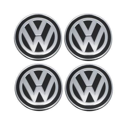 NEW Genuine VW Volkswagen Dynamic Self-Level Center Caps Golf GTI Jetta ...