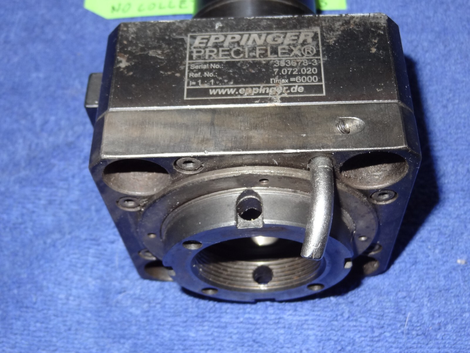 BIGLIA CNC BMT 55 TURRET 63x65mm BOLT PATTERN EPPINGER PRECIFLEX 7.072. ...