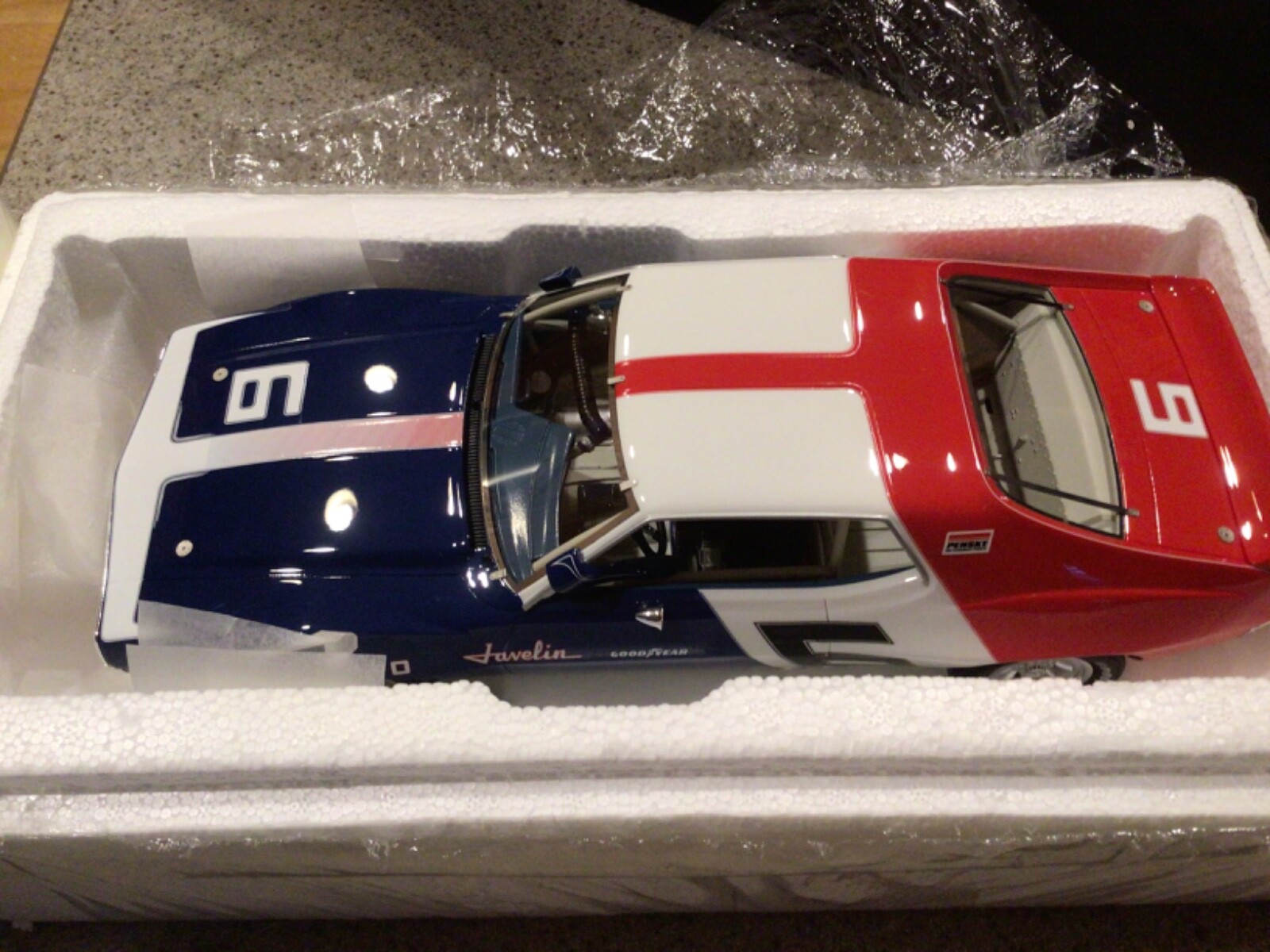 Replicarz #R18200 1/18 Mark Donahue #6 Trans Am 1971 AMC Javelin ...