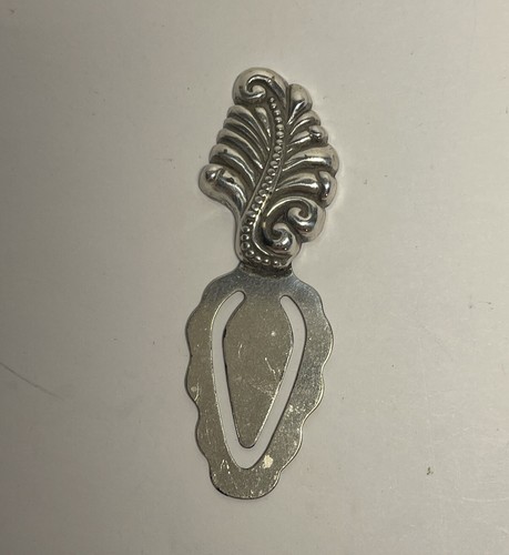 Brighton Feather Plume Bookmark Silvertone 2.5” | eBay