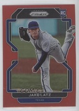 2022 Panini Prizm - Tier III Jake Latz #231 Red Shimmer Prizm /7 (RC ...