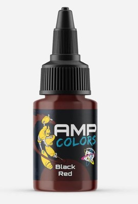 MPA-AMP4 Pro Acryl AMP Colors: Black Red Acrylic Paint 22ml Bottle | eBay