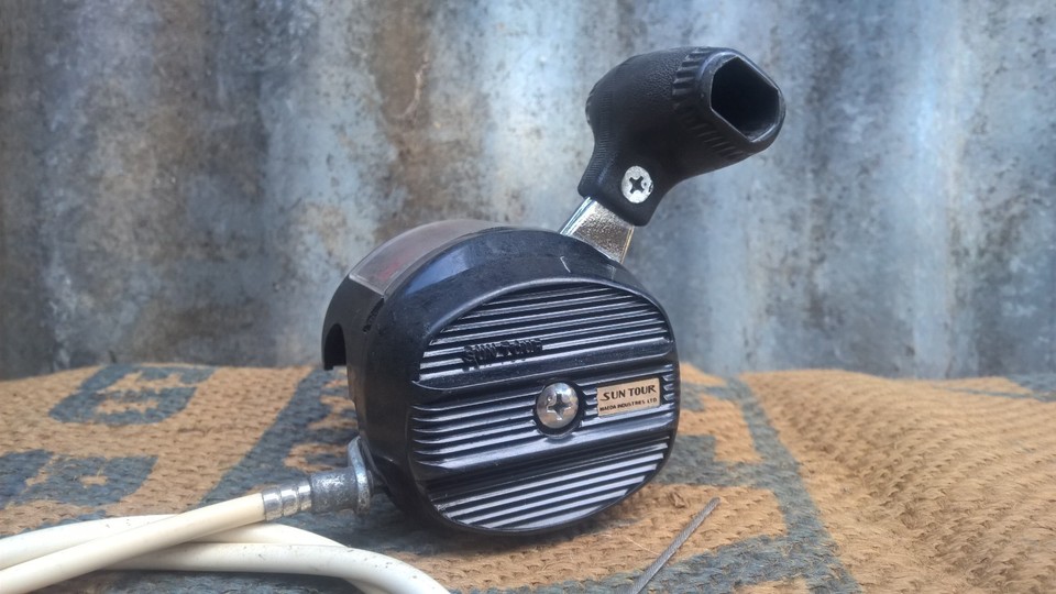 VINTAGE NOS SUNTOUR 5 SPEED STICK SHIFTER WITH CABLE FOR DRAGSTER ...