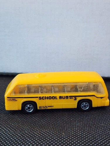 Vintage Hot Wheels 1981 Blackwall Rapid Transit School Bus Yellow No. 3 ...