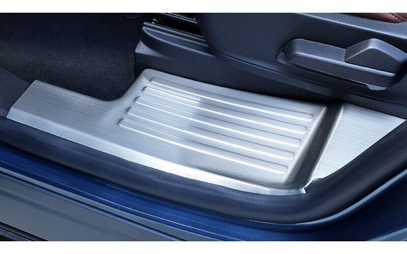Silver Steel Door Sill Plate Scuff Cover Guard 4PC For Lincoln Aviator ...