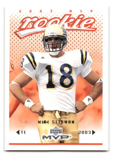 Mike Seidman 2003 Upper Deck MVP FOOTBALL #410 Carolina Panthers Rookie ...