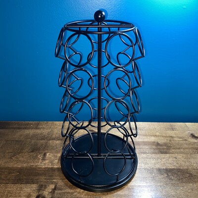 K Cup Spinning Rack! Holds 35 Coffee Pods! Lazy Susan K Cup Rack! | eBay