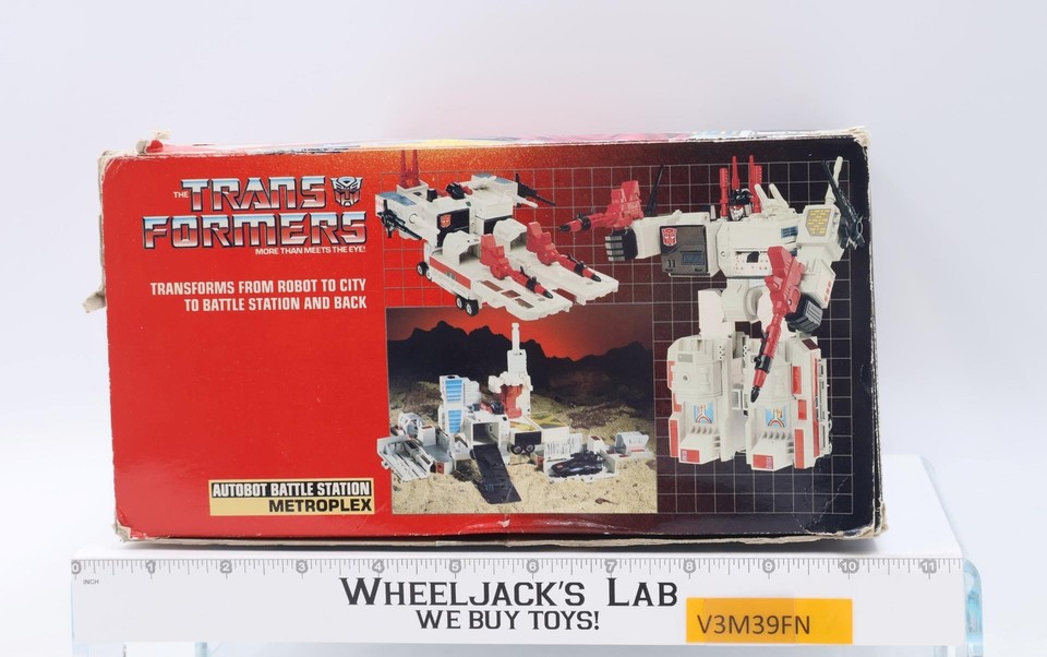 Metroplex RT W/BOX & INSERT 100% Complete 1985 Vintage G1 Transformers ...