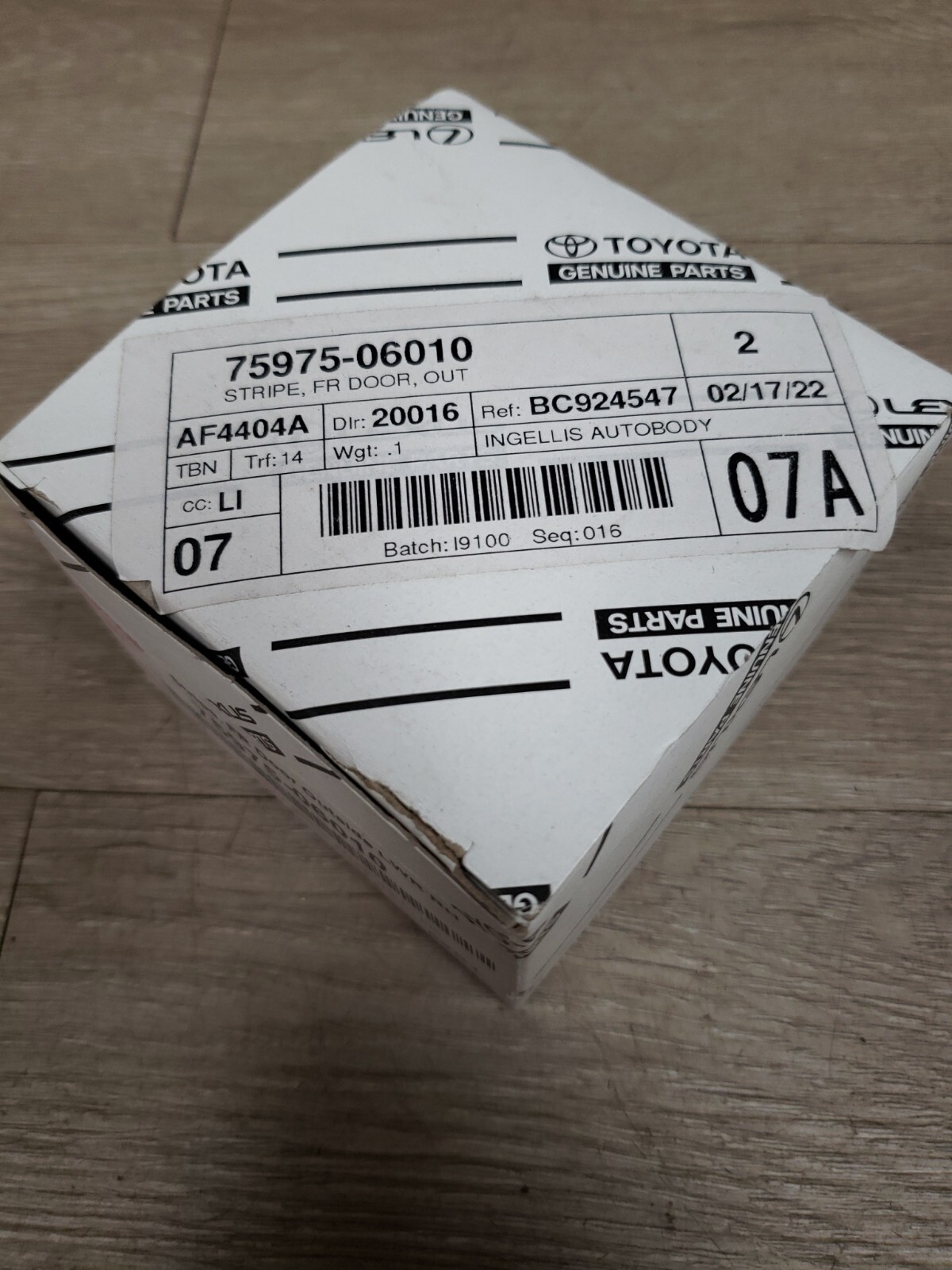 Genuine+Toyota+OEM+Stripe+7598506010 for sale online | eBay