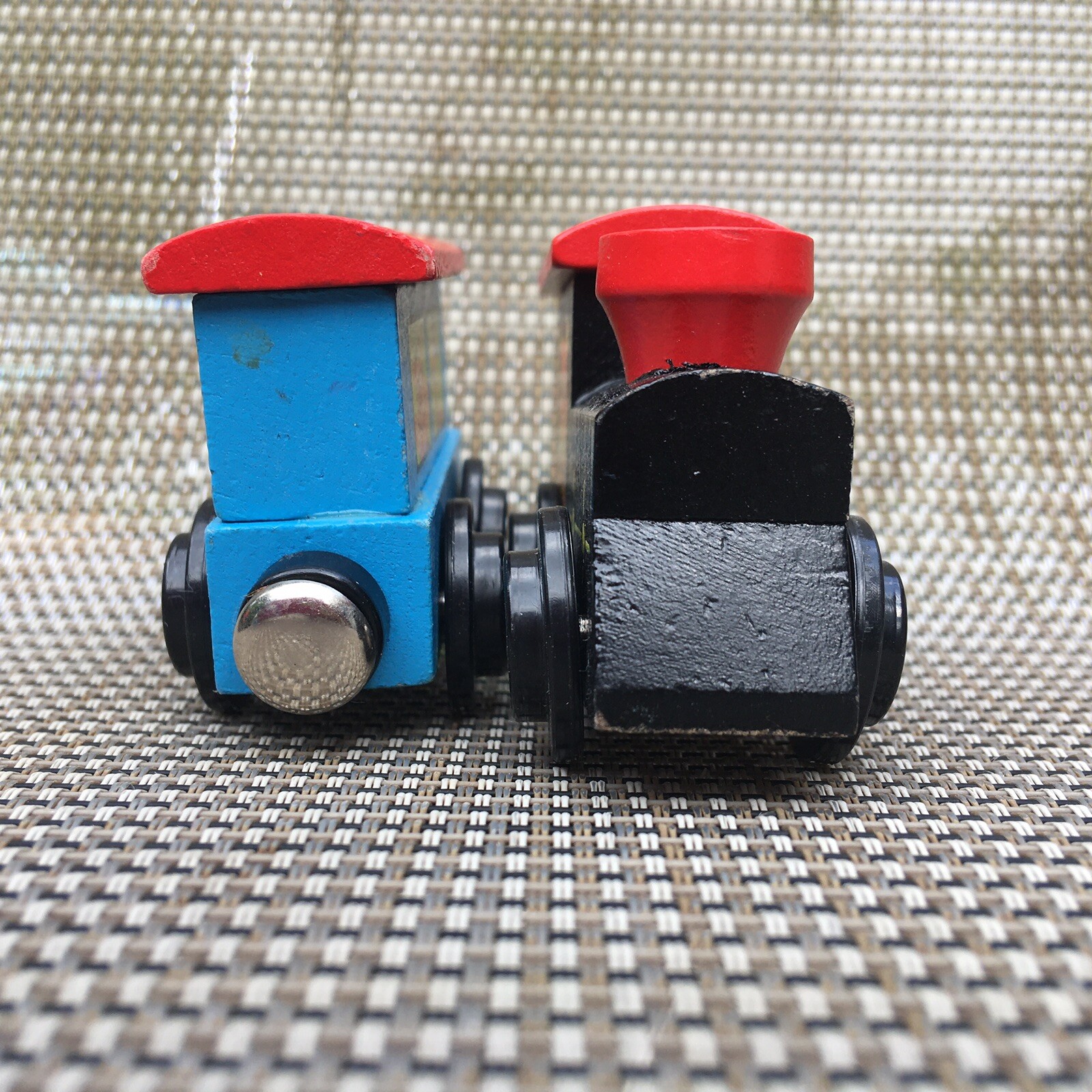 Lot of 27pcs Wooden Railroad Steam Train Track Set w/ Accessories Signs ...