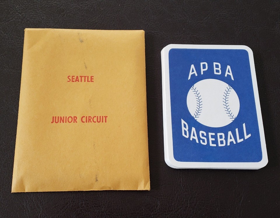 Vintage 1989 APBA Baseball Seattle Mariners Team Set Buhner Langston ...