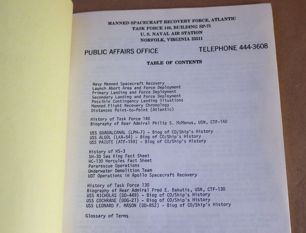 Team Apollo 9 Recovery Uss Guadalcanal