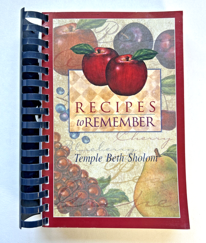 Jewish Recipes Cookbook - Temple Beth Sholom - Jewish Holidays and ...