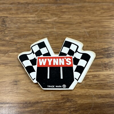 NASCAR WYNN'S VTG STICKER DODGE CHEVY FORD DRAGSTER DRAG RACING ...