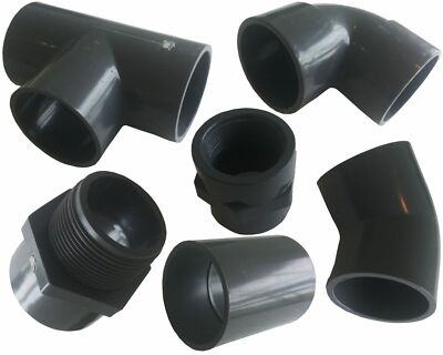 PVC Fitting 50mm, Pool Fittinge für Schwimmbad Installation ...