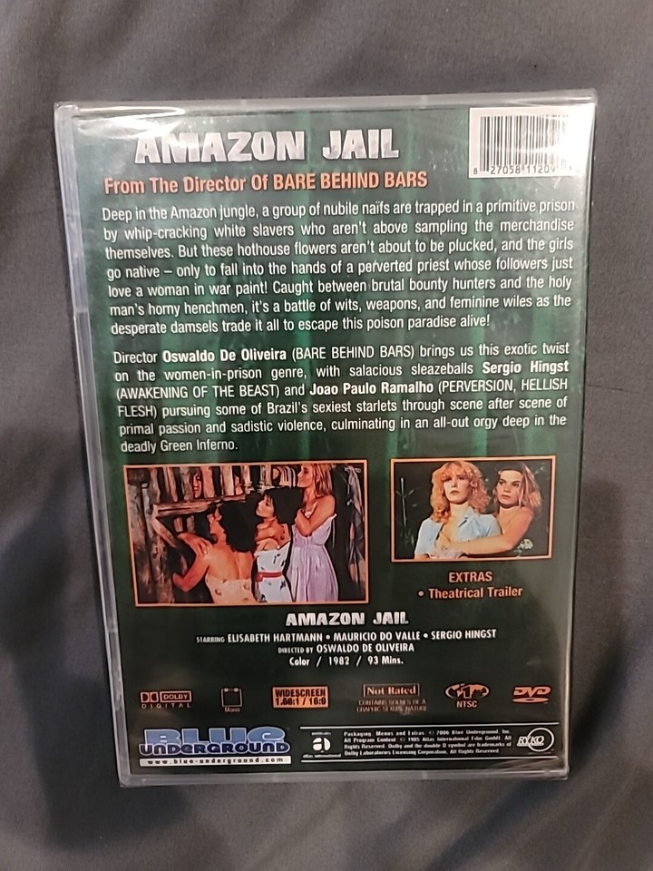 NEW! Amazon Jail DVD 1982 Women In Prison (Blue Underground) RARE ...