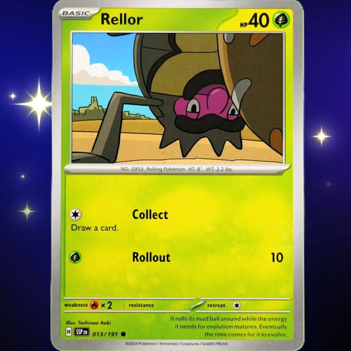 Rellor - Common - Pokemon TCG Surging Sparks #013/191 | eBay