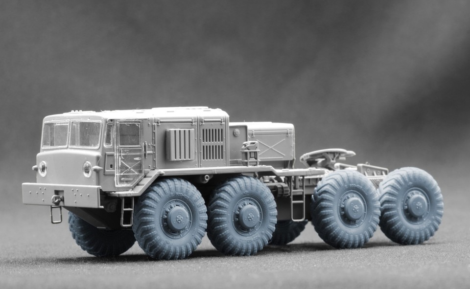 MAZ 537 I-170 Ordinary wheel set for Trumpeter, Takom kit 1/72 ScaleX ...