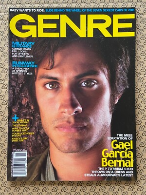 GENRE Gay US Men's Lifestyle Magazine / NEW / Gael Garcia Benal ...