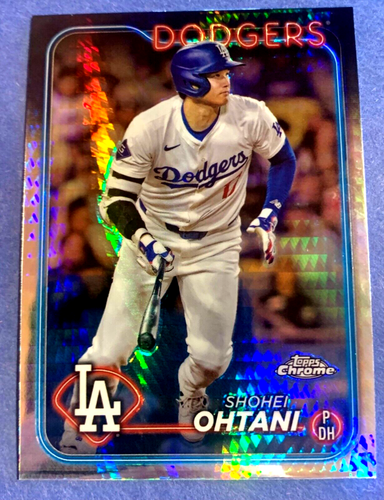 2024 Topps Chrome - Shohei Ohtani - Prism Refractor Los Angeles Dodgers ...
