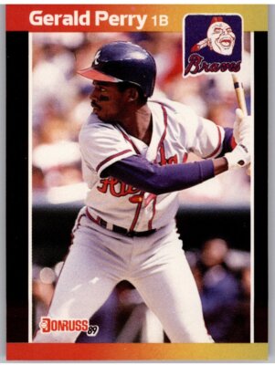 1989 Donruss #239b Gerald Perry | eBay