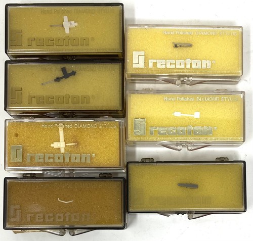 READ - Lot of 7 Recoton Mixed LP Diamond & Stereo Needles | eBay