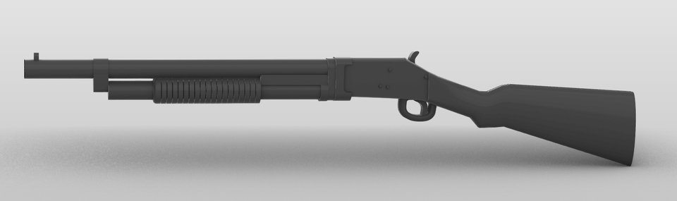 1/18 Scale Battleground M1897 M97 Shotgun - Riot version | eBay