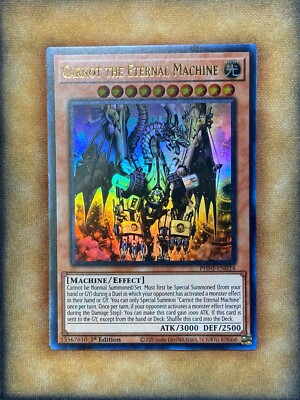 Yugioh Carnot the Eternal Machine PHNI-EN024 Ultra Rare 1st Ed NM | eBay