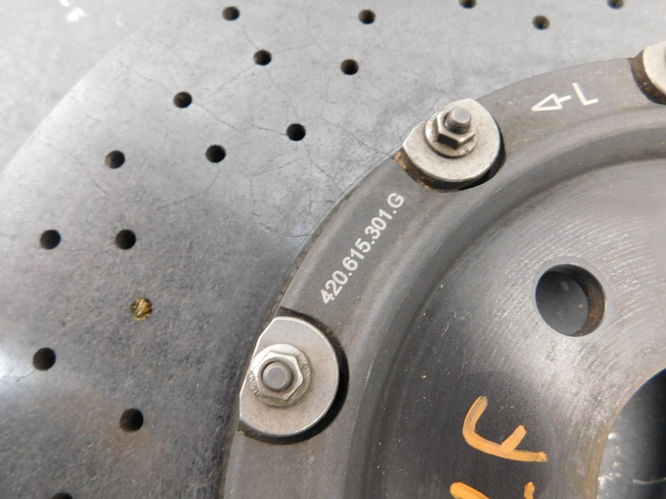 2012 08 09 10 11 Audi R8 GT V10 Left Front Carbon Ceramic Brake Rotor ...