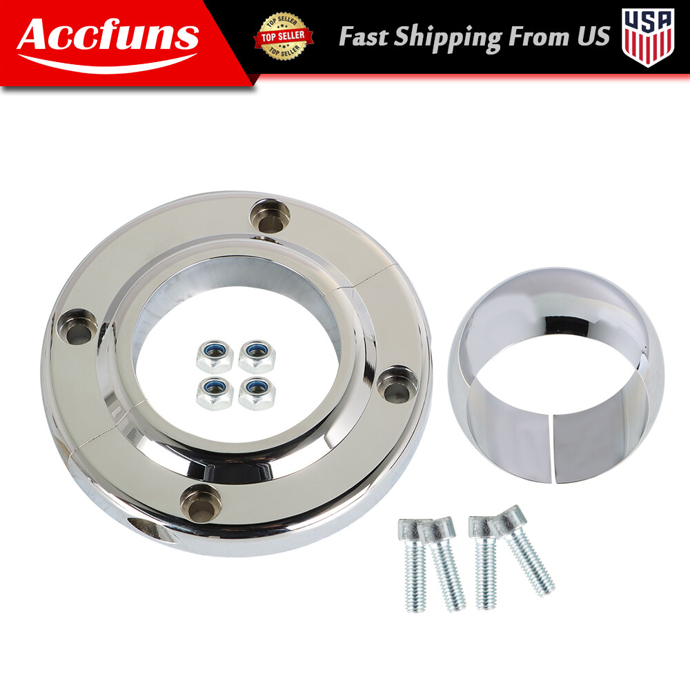 Universal Steering Column Floor Mount For 2" Columns Swivel SBC BBC 350 ...