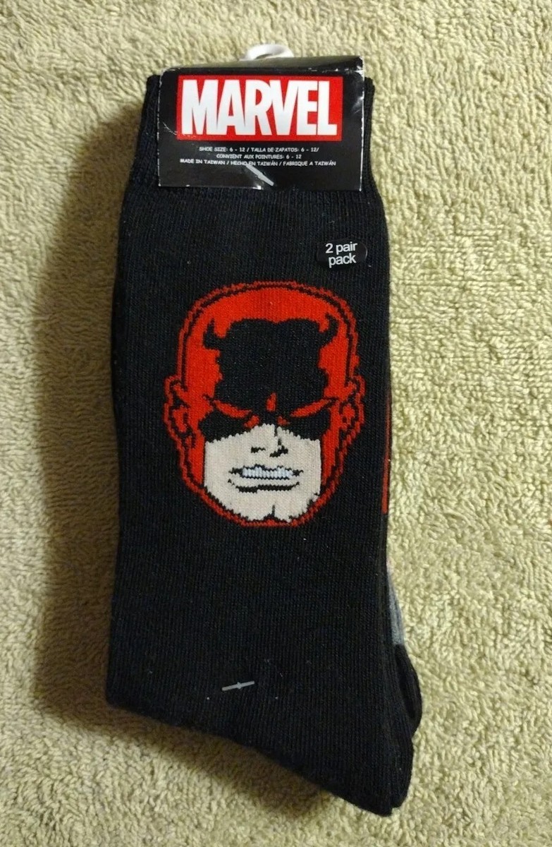 Daredevil Superhero Socks Marvel Comics Daredevil Gifts