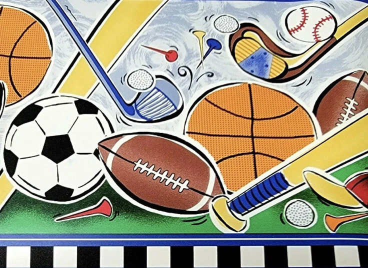 All Sports Wallpaper Border