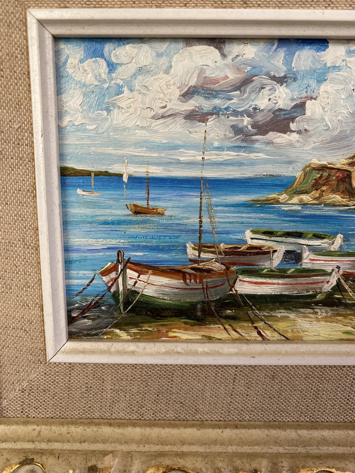 Vintage original painting from Robert Sills Gallery of California ...