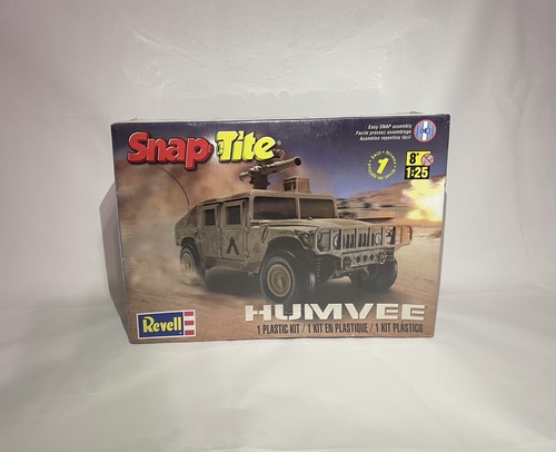 Revell Snap Tite Humvee 1:25 scale Military Jeep Model Kit Army Cannon ...