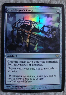 GRAFDIGGER'S CAGE FOIL MTG X1 DARK ASCENSION PACK FRESH #149 MAGIC THE ...