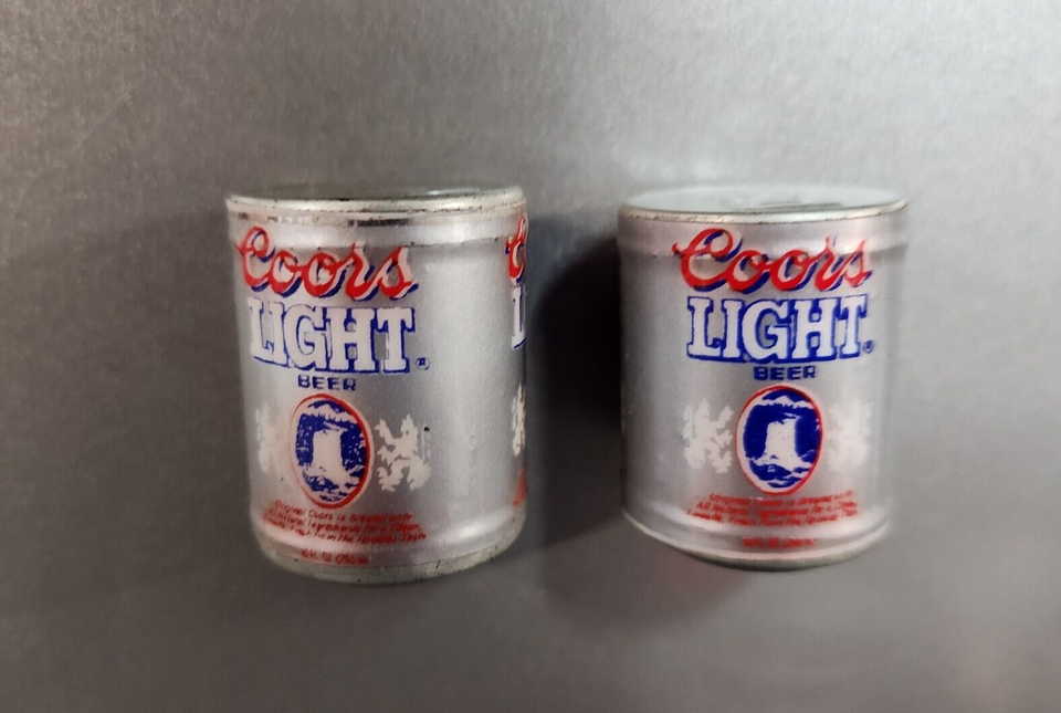 Lot of 2 Coors Light Plastic Beer Can Magnets 1.25" | eBay