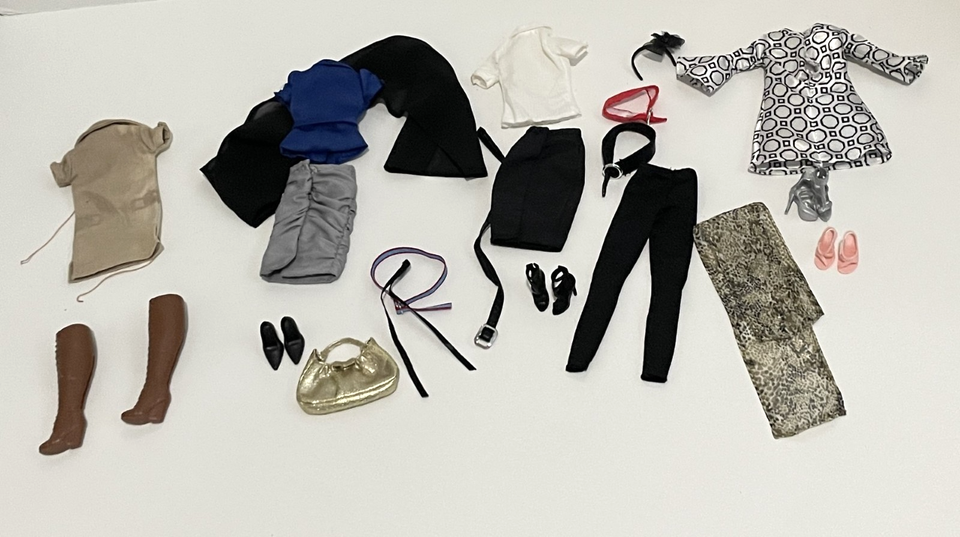 Barbie Model Muse fashions and other Barbie fashions and Accessories ...