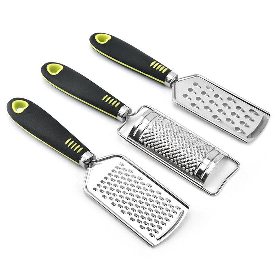 3pcs Coarse Graters Set Stainless Steel Potato Planing Hand Grater ...