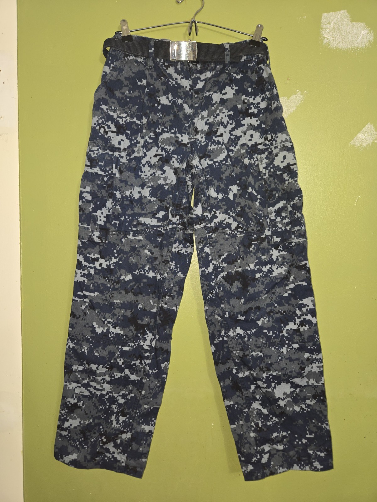 US Navy USN Blueberry Blue Camo Combat Working Pants … - Gem