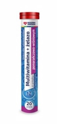 Rodzina Zdrowia MultiVitamine+Fer 20 comprimés effervescents | eBay