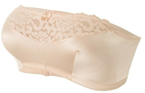 Glamorise COMPLETE COMFORT Bra 38B 38C 38D (STRAPLESS) Lace (WIRELESS ...