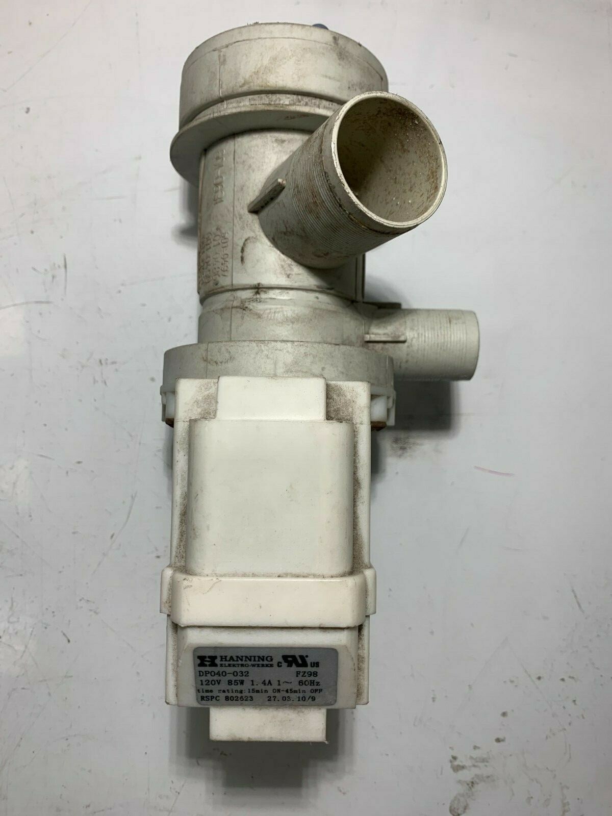 Washer Pump Drain Synchronous, 120V 60Hz, For Speed Queen P/N: 802623P ...