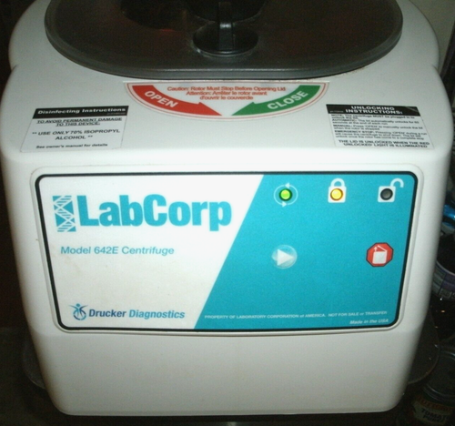 LabCorp 642E Centrifuge, Drucker Diagnostics, Cleaned & Tested with ...