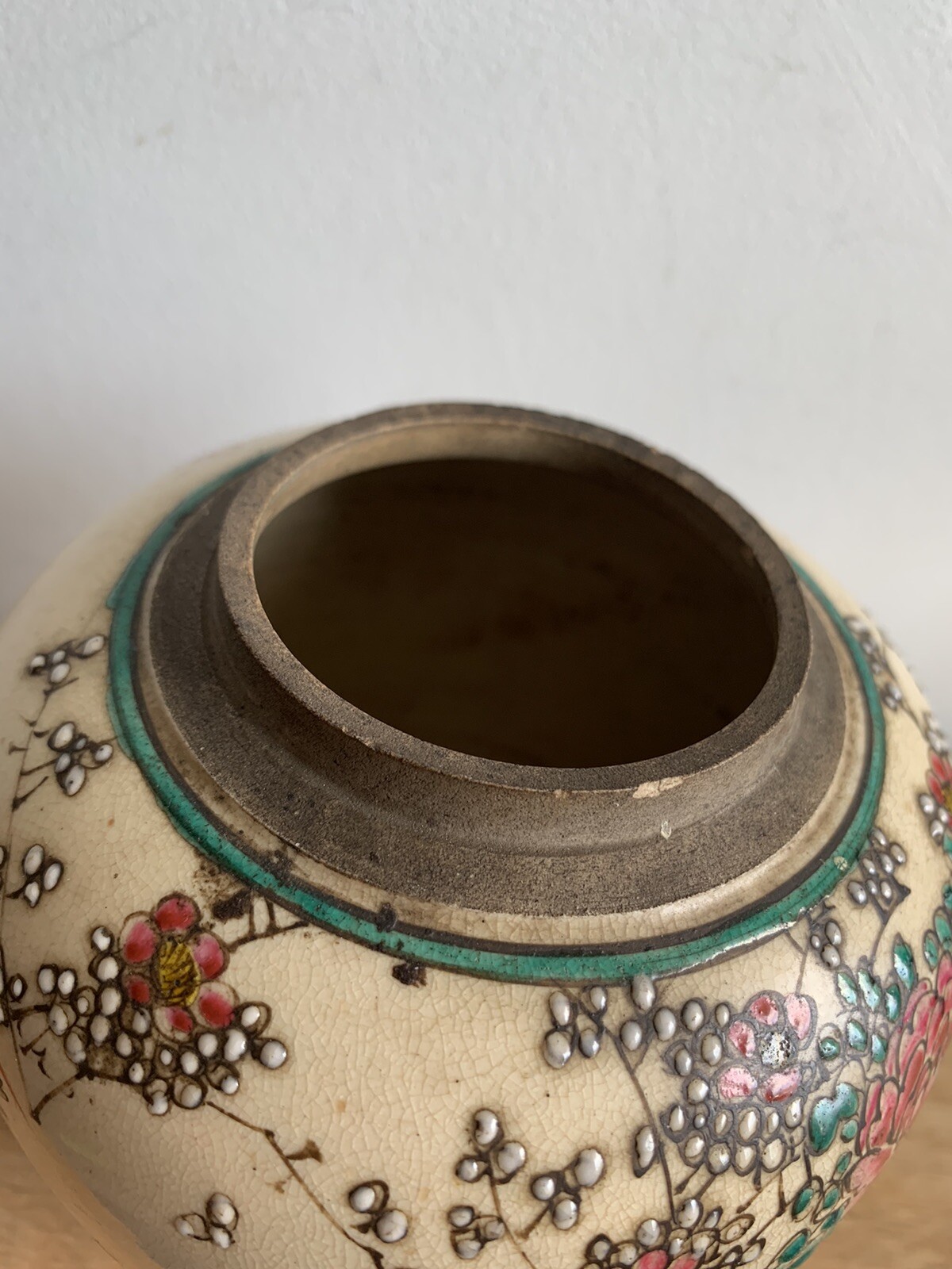 Satsuma vase Matsuura chrysanthemum yabu | Grelly UK