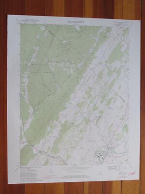 Timberville Virginia 1980 Original Vintage USGS Topo Map | eBay