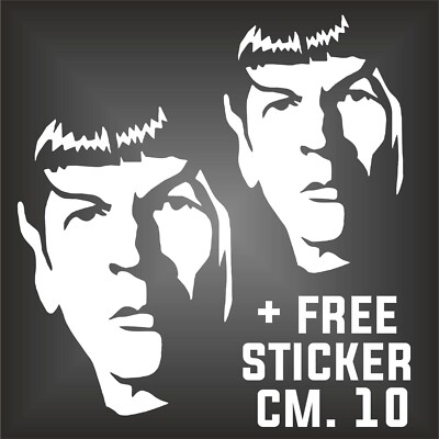 sticker doctor spock decal sticker +1 FREE STICKER CM. 10 | eBay UK