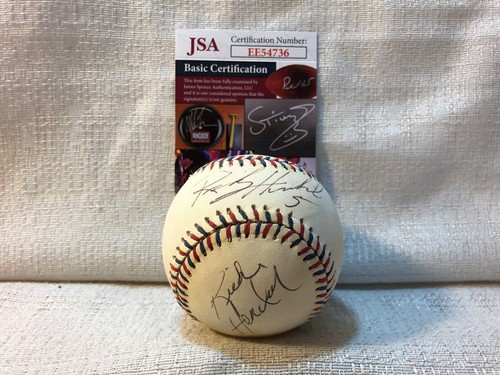 Ricky & Rick Hendrick Signed Autographed Racing 1995 All Star Baseball ...